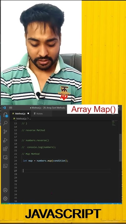 Array Map Method in Javascript - YouTube