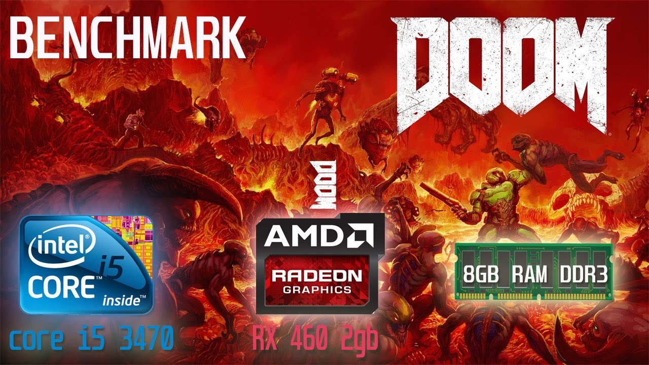 DOOM 2016 | i5 3470 | Rx 460 2gb | 8gb ram | - YouTube