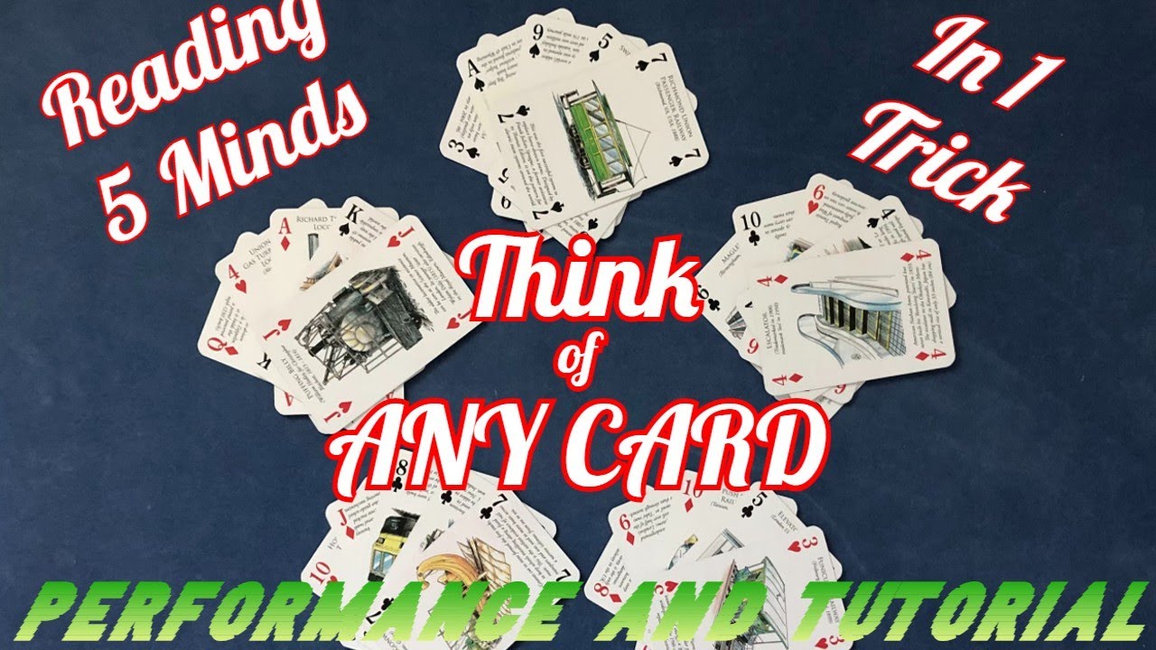 The Best Party Card Trick (Reading 5 Minds) | Performance and Tutorial ...