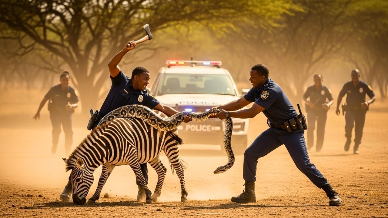 Animal Rescue: Heroic Team SAVES Zebra From Deadly Python - YouTube