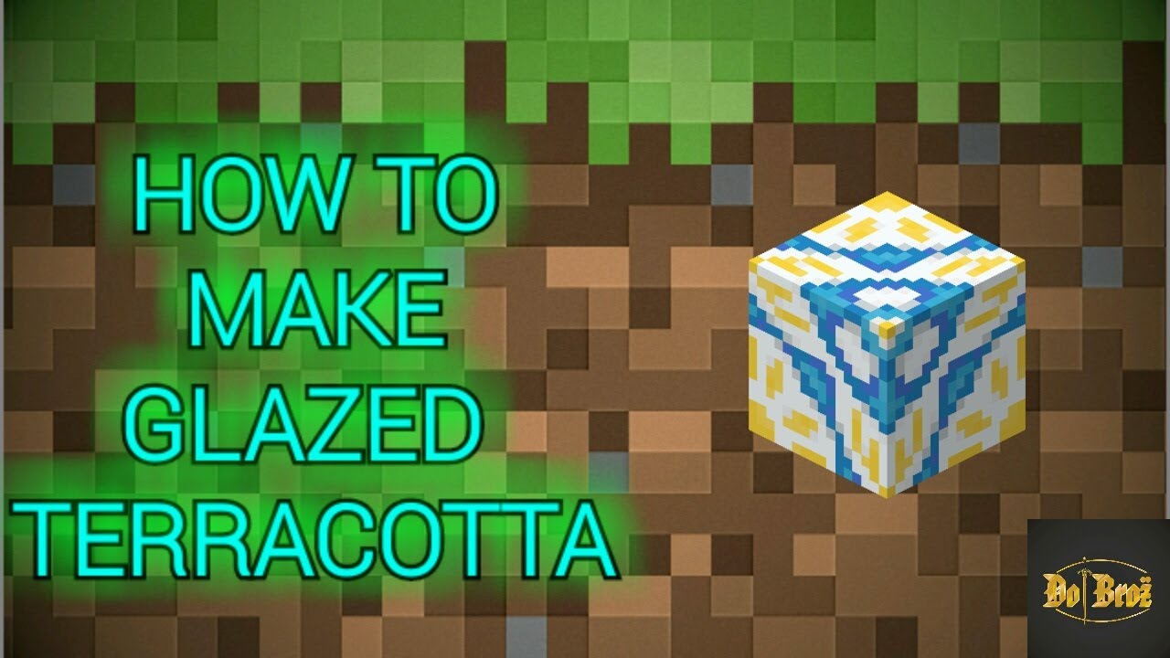 🔴How to make "Glazed Terracotta"/it's uses and patterns in Minecraft PE ...