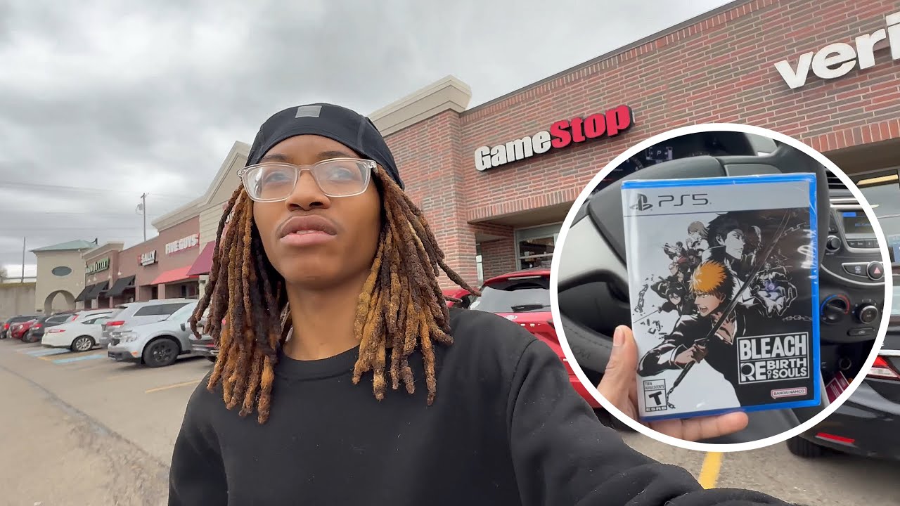I WENT TO GAMESTOP AND BOUGHT BLEACH REBIRTH OF SOULS VLOG & 100th YT VIDEO! - YouTube