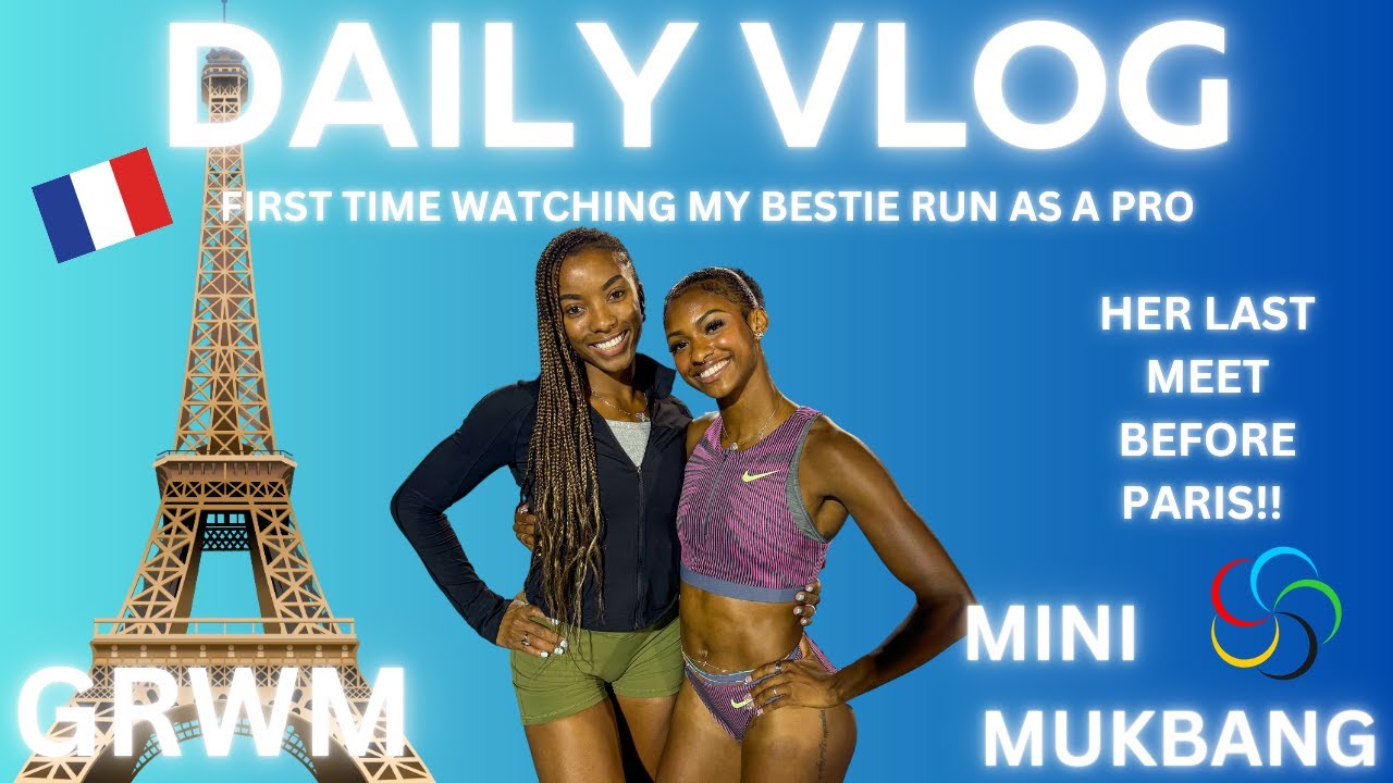 COME WITH ME TO WATCH MY BESTIE RUN @masairussell | DAILY VLOG, MUKBANG ...