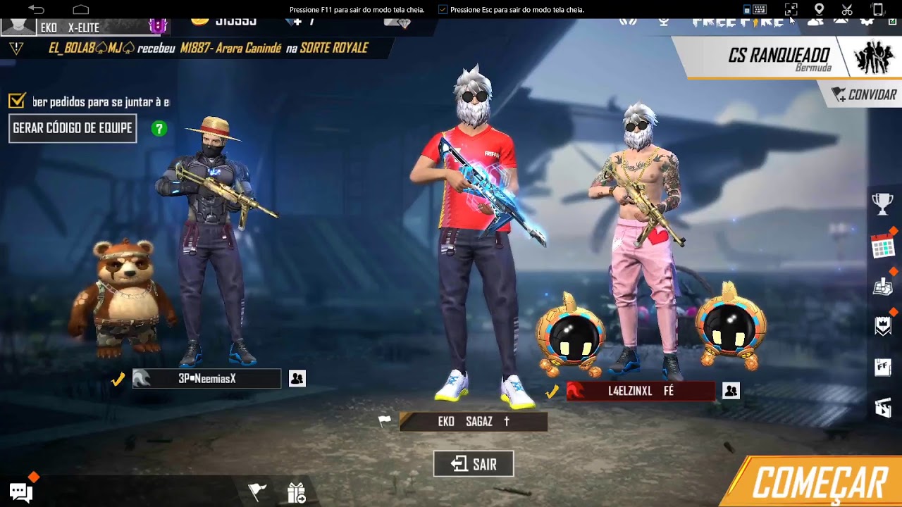 Free fire Campeonato com a line! vem pra live doidão - YouTube
