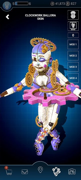 Classic Ballora Color On The Clockwork Skin Youtube