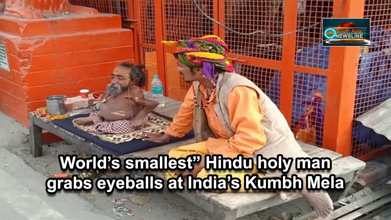 “World’s smallest” Hindu holy man grabs eyeballs at India’s Kumbh Mela ...