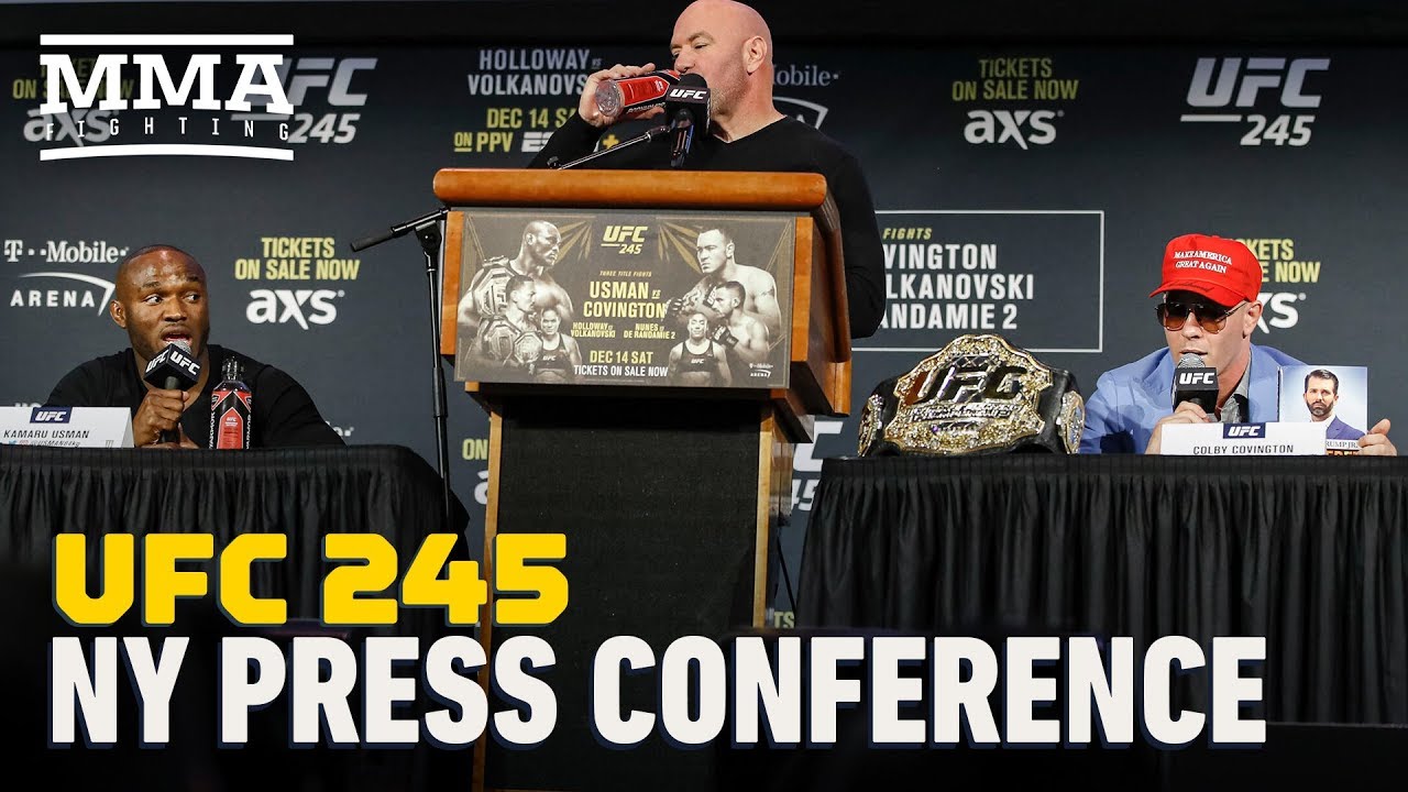 UFC 245: Usman vs. Covington Press Conference - MMA Fighting - YouTube
