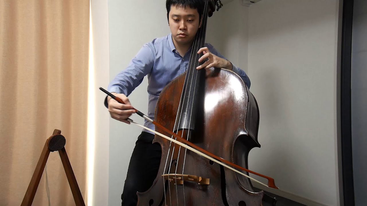 Etude 1. from F . Simandl New Method For The Double Bass - YouTube