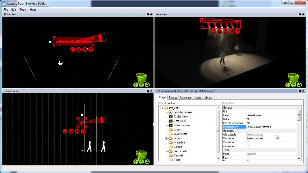 Capture Polar Tutorial, Chapter 8, DMX movers & rotators - YouTube