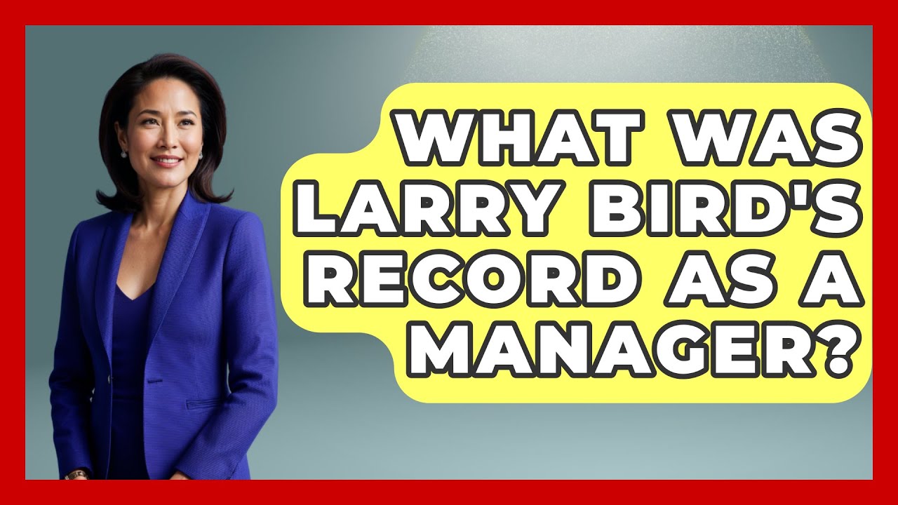 What Was Larry Bird's Record As A Manager? - Epic Sports Tales - YouTube