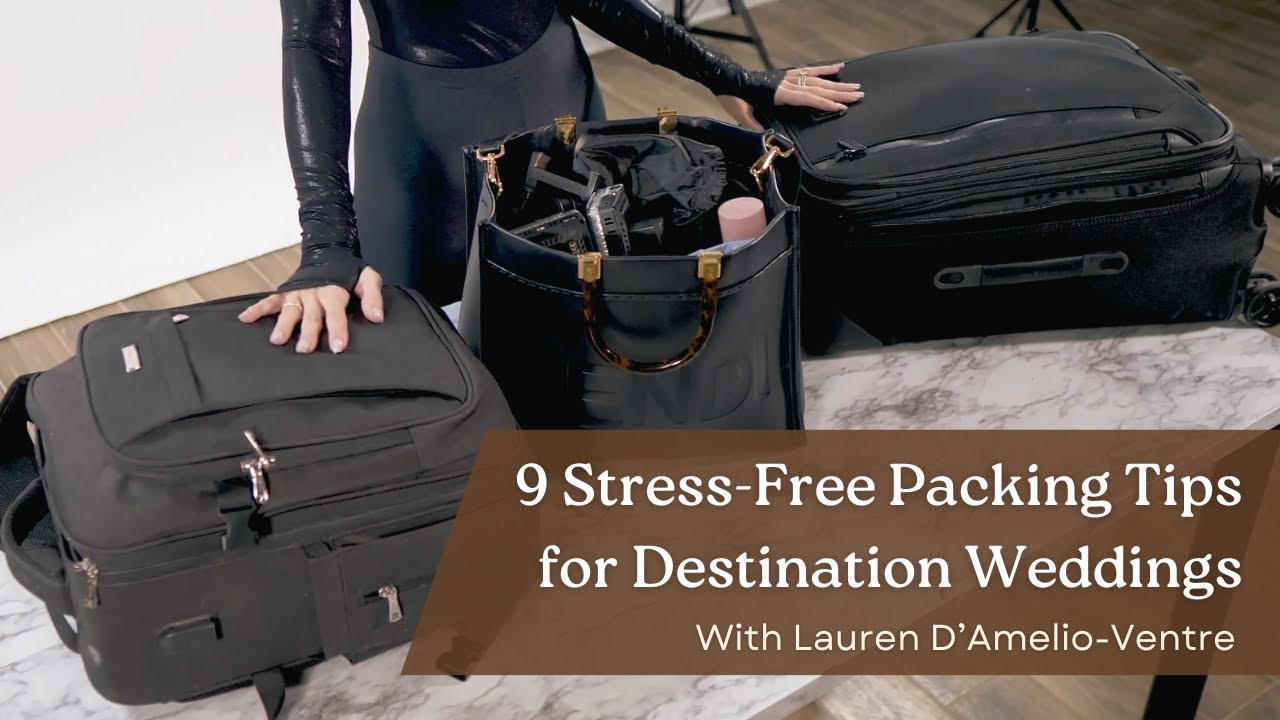 Destination Weddings: 9 Stress-Free Packing Tips for MUAs - YouTube