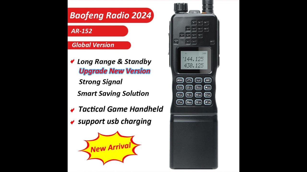Baofeng AR-152 Tactical Walkie Talkie| Long Range Powerful Radio# ...