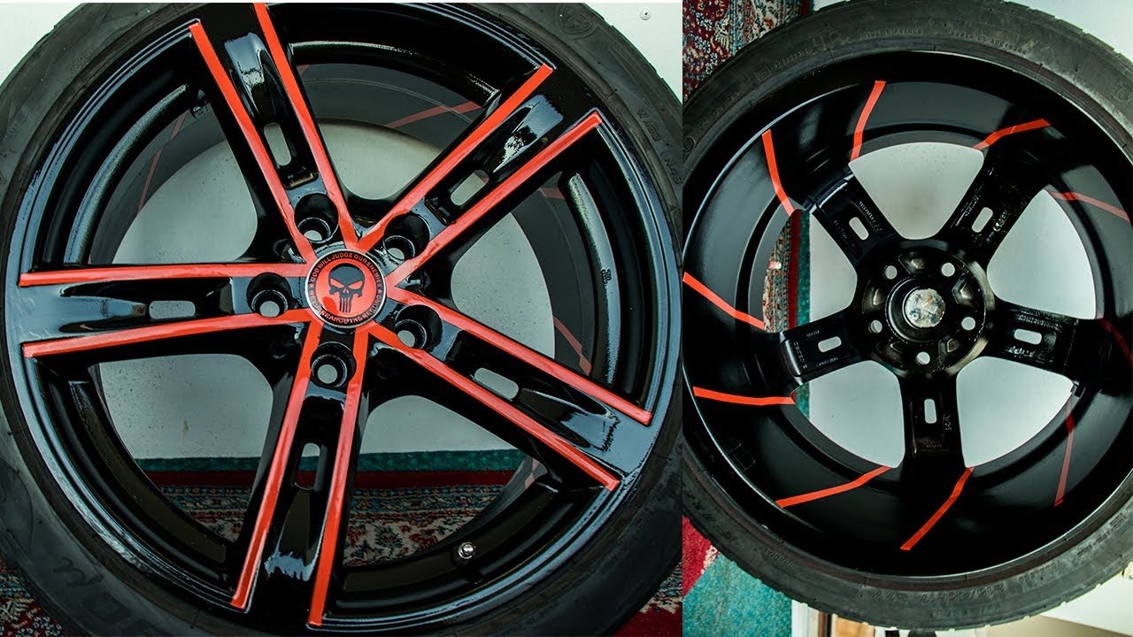 Repair Wheels Curb Rash, Scratches And Paint It - YouTube