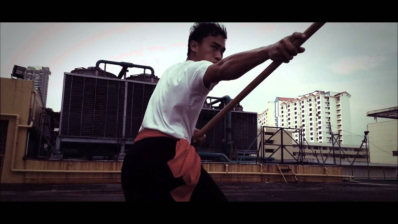 Tiger Tail Eight Trigram Pole 洪拳：虎尾八卦棍 - YouTube