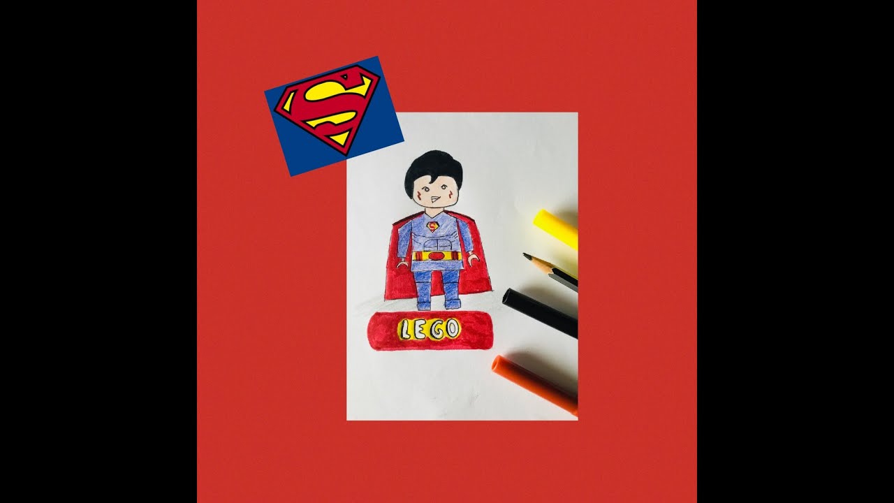 Lego Superman- drawing tutorial | Arta Kids - YouTube