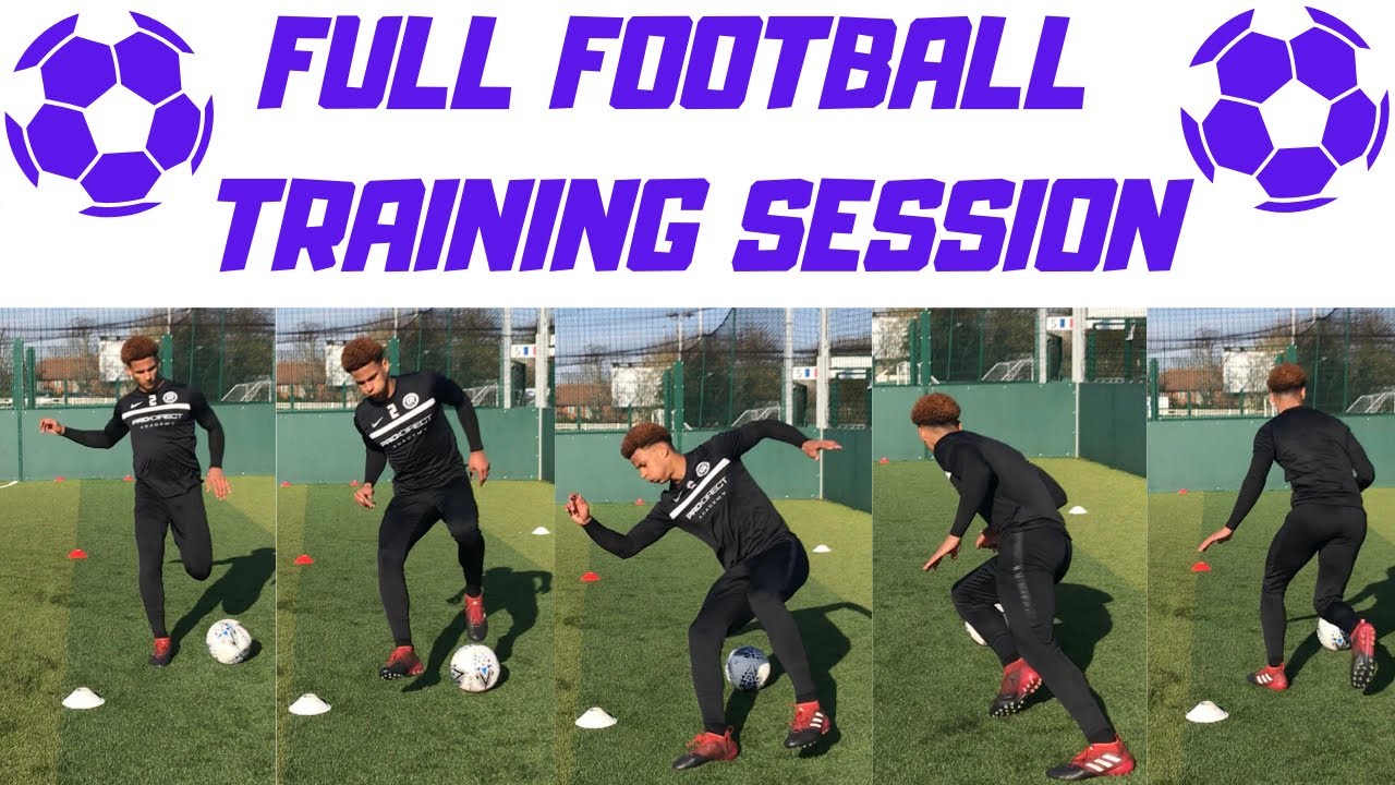 FULL FOOTBALL/SOCCER TRAINING SESSION! - YouTube