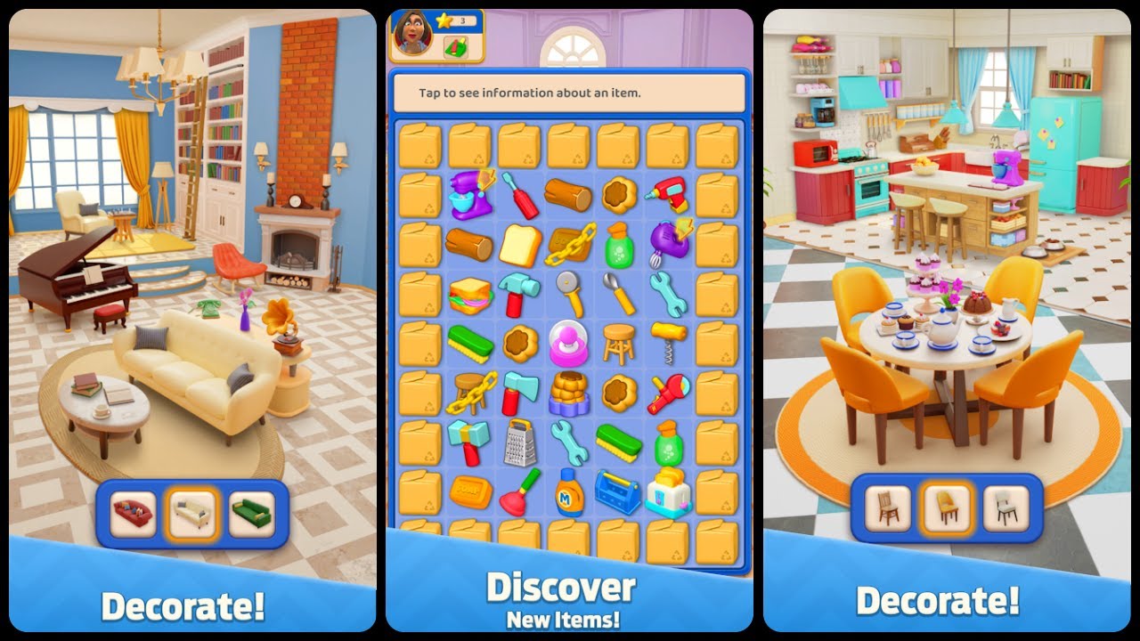 Merge Home - Design Makeover (Gameplay Android) - YouTube