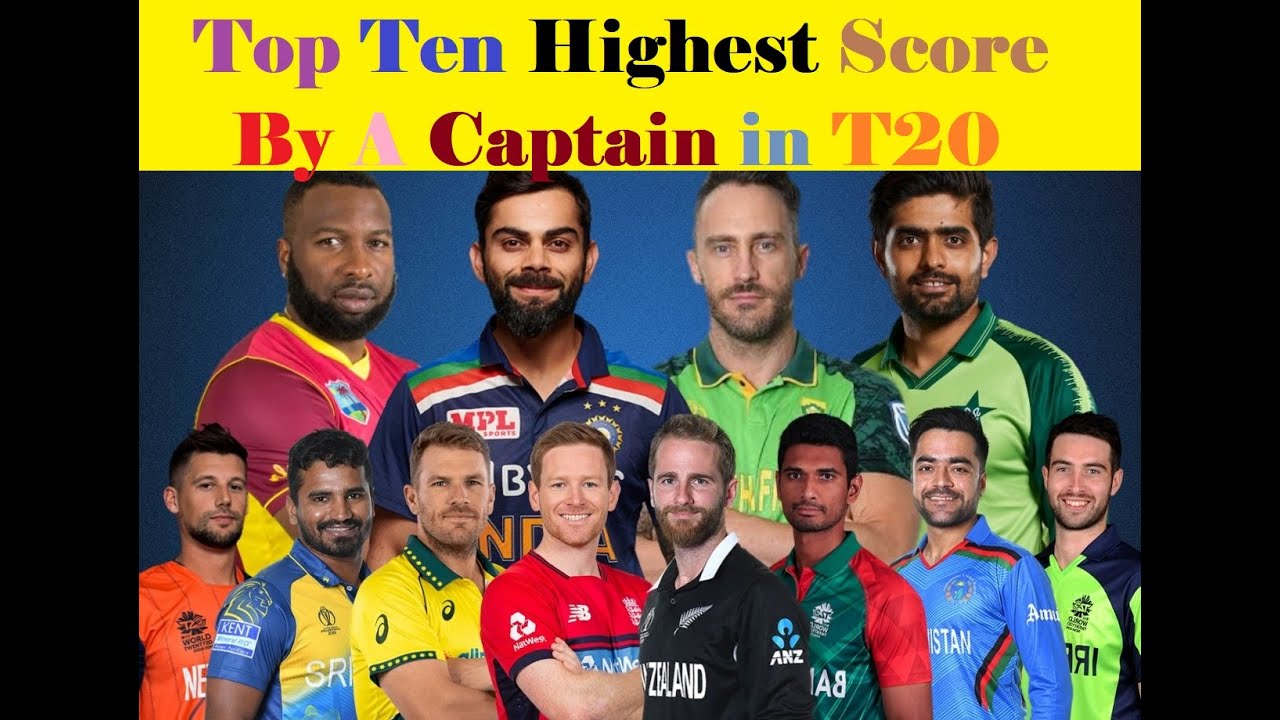 Top Ten Highest Score By A Captain in T20 - YouTube