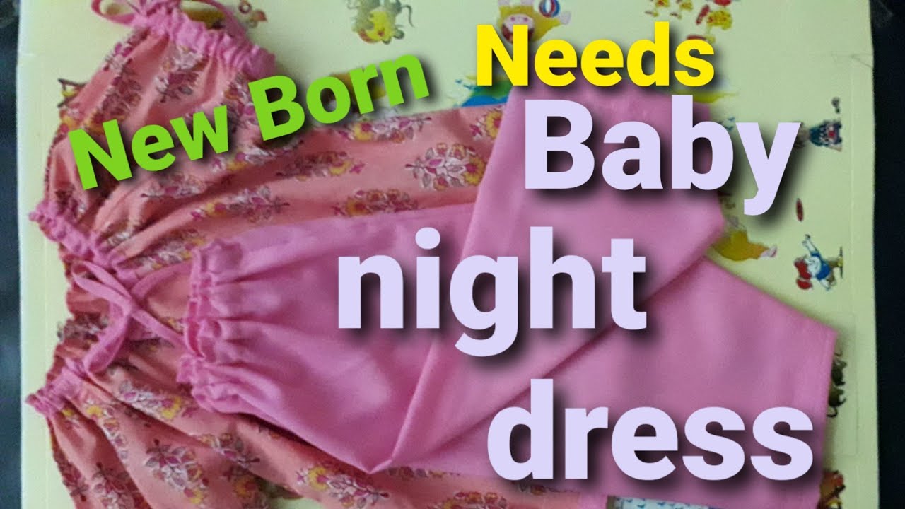 #New Born Needs How to make baby night dress at home DIY - YouTube