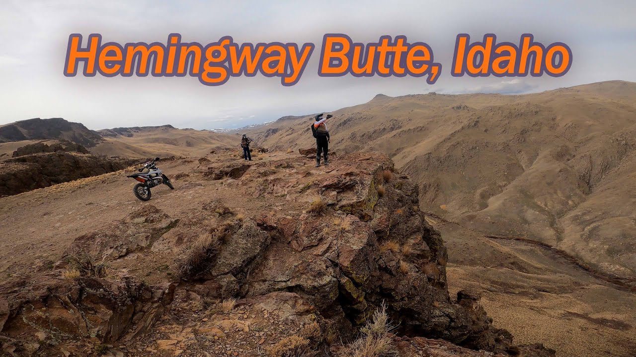 Hemingway Butte - Boise, Idaho - Single Track Enduro on KTM Dirt Bike ...