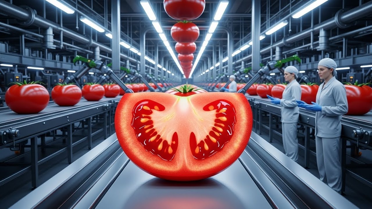 Inside the Modern Tomato Factory: From Field to Table (The Whole ...