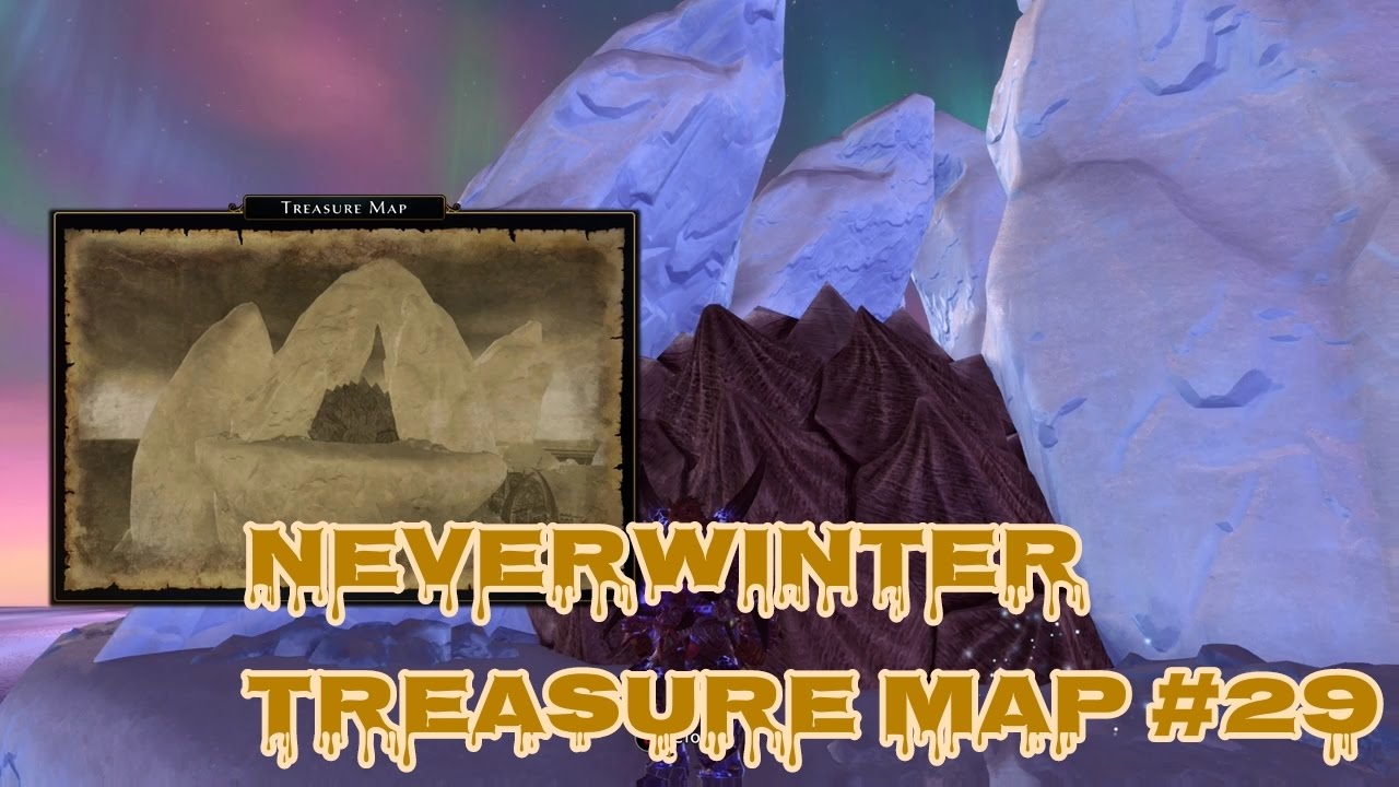 Neverwinter - Treasure Map #29 Location - Sea of Moving Ice - YouTube