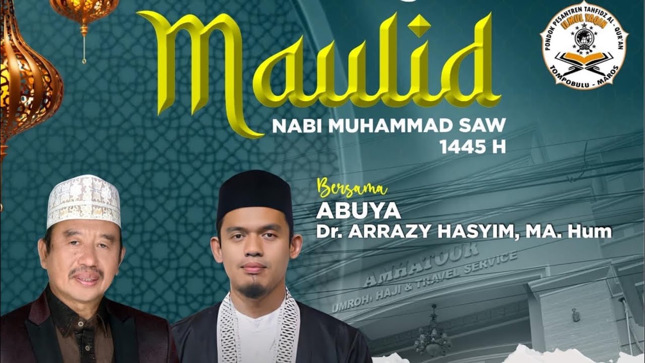 Maulid Nabi Muhammad Bersama buya arrazy hasyim di PT. AMHA TOUR) - YouTube