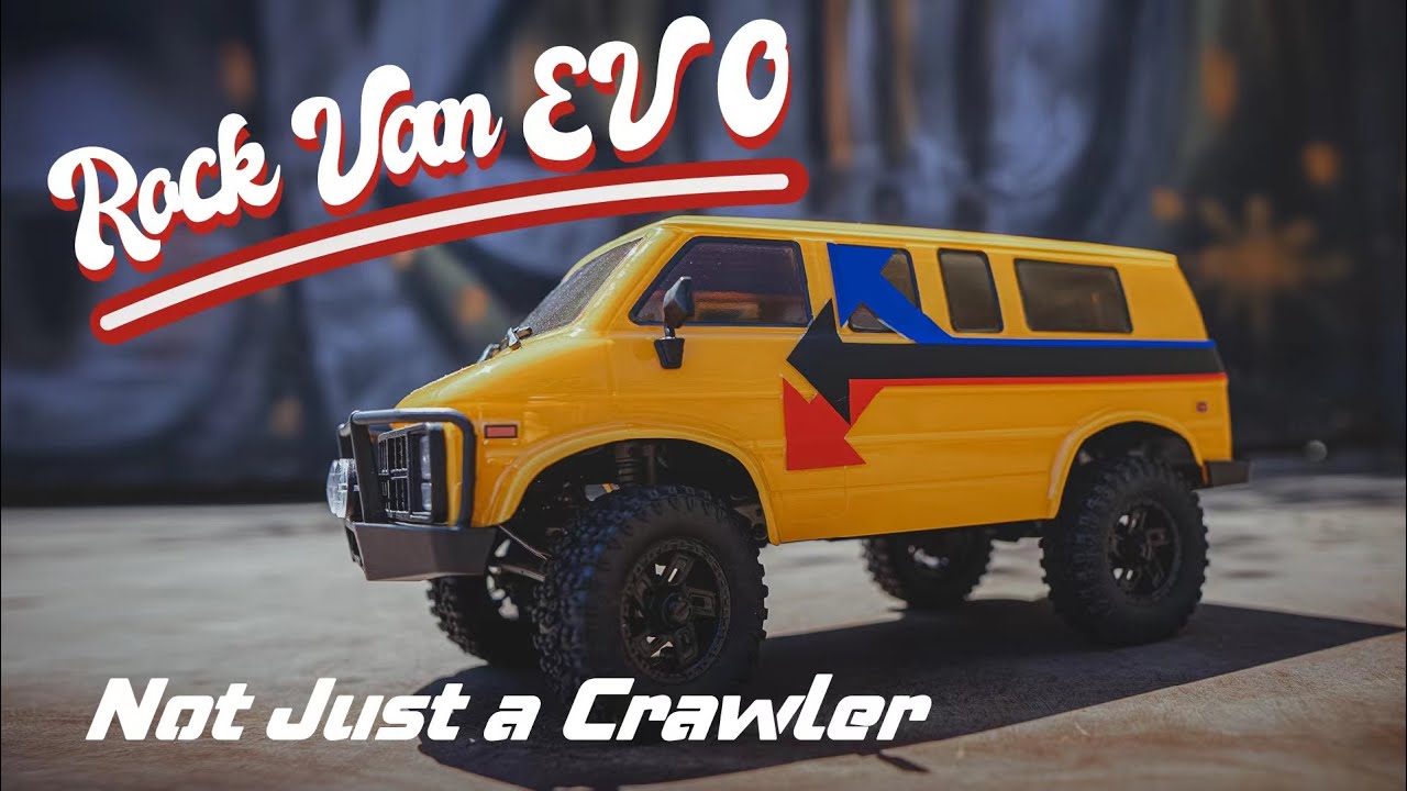 Hobby Plus Rock Van CR18P EVO | Skate Park Test Run - YouTube