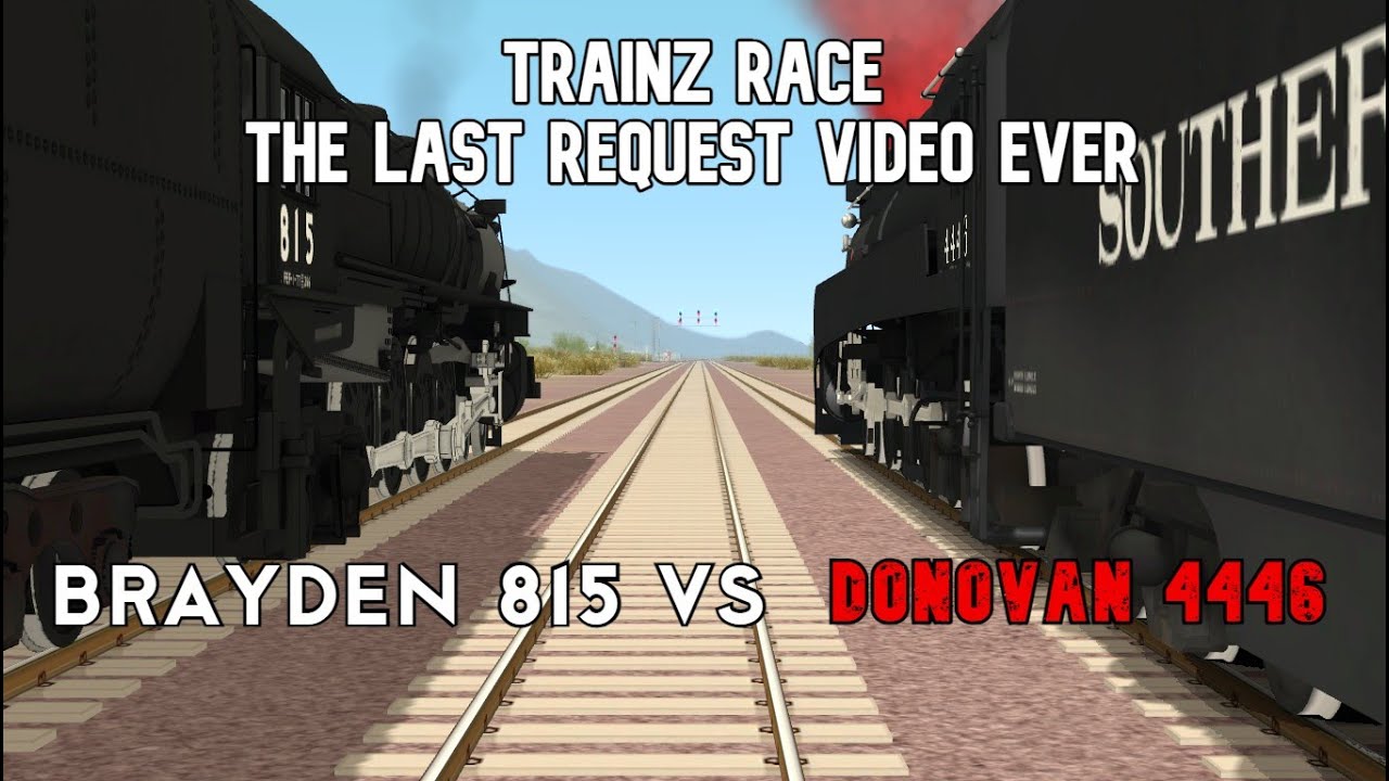 Trainz Race on Cajon Pass: Brayden 815 VS Donovan 4446 - YouTube
