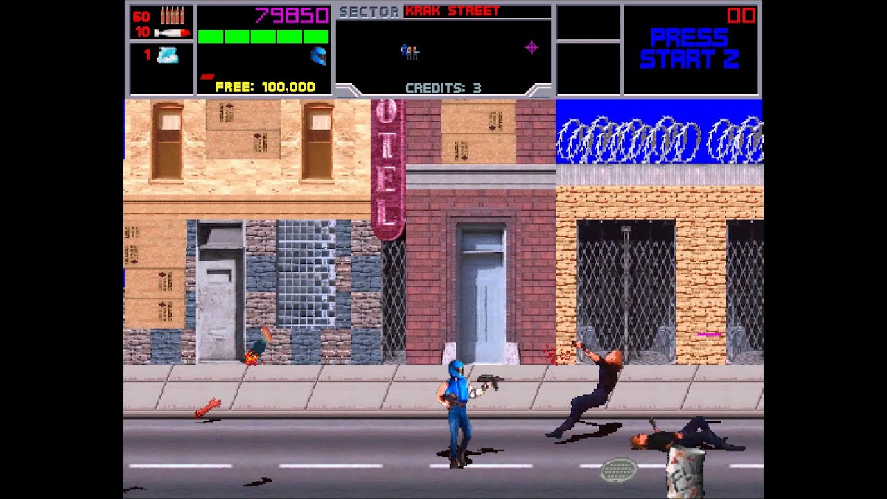 NARC (Arcade) – Les deux premiers niveaux du jeu (International ...