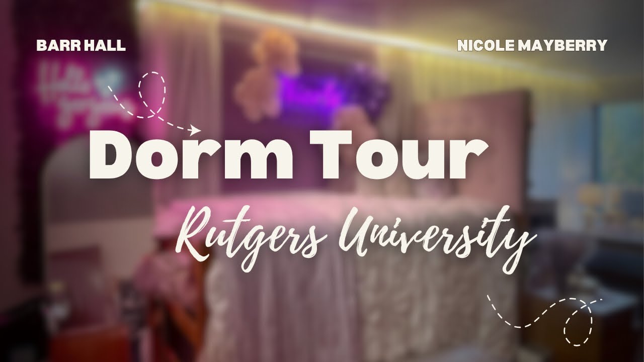 Dorm Tour at Rutgers University Barr Hall - YouTube