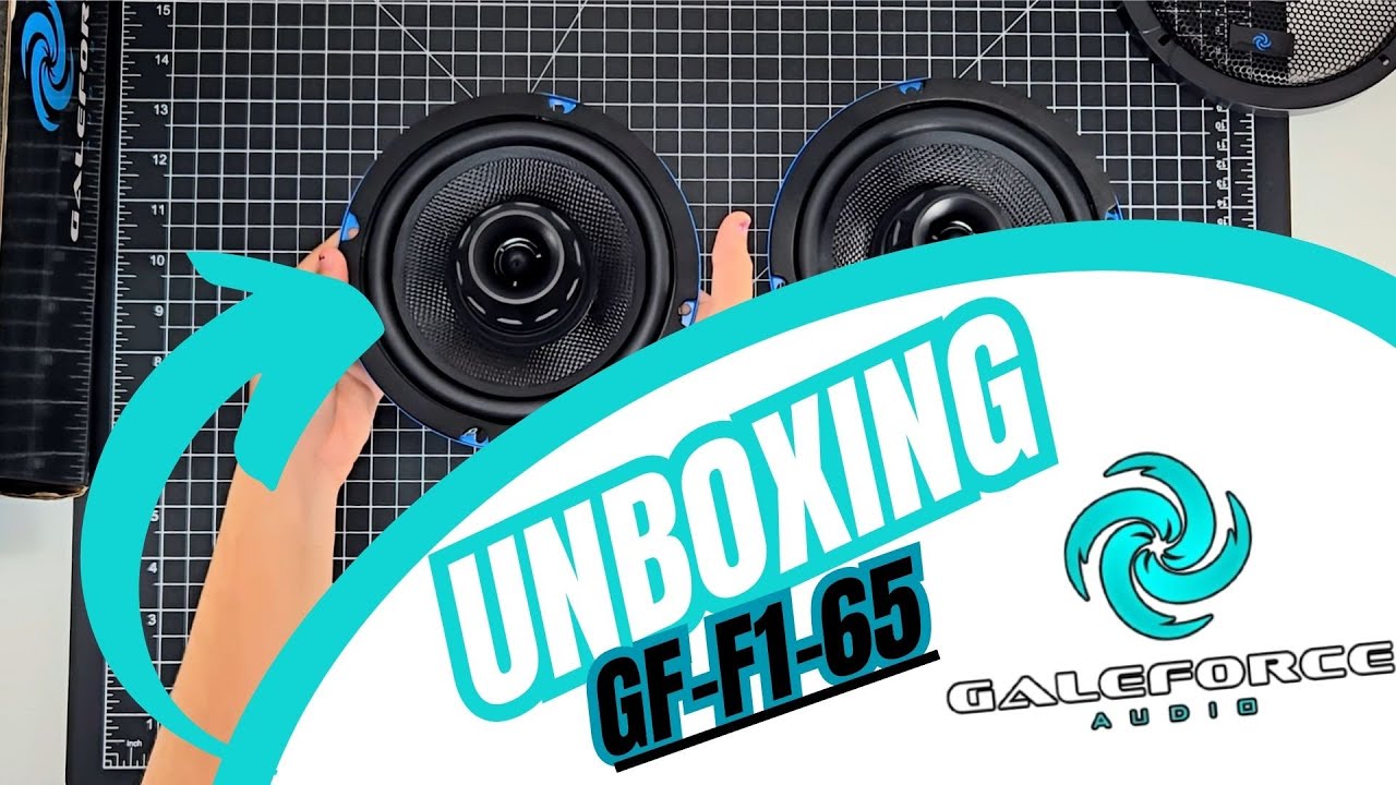 MINI UNBOXING Impressive GF-F1-65 6.5" Hybrid Marine/Motorcycle Speakers from Galeforce Audio ...