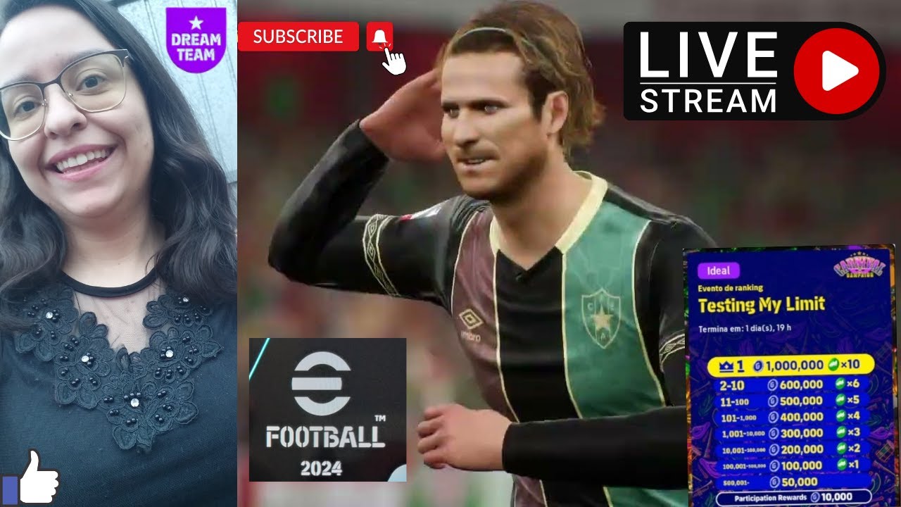 Jogando Evento Online Ao Vivo no eFootball 2024 Dream Team #93 - YouTube