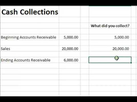 Calculating Cash Collections - YouTube