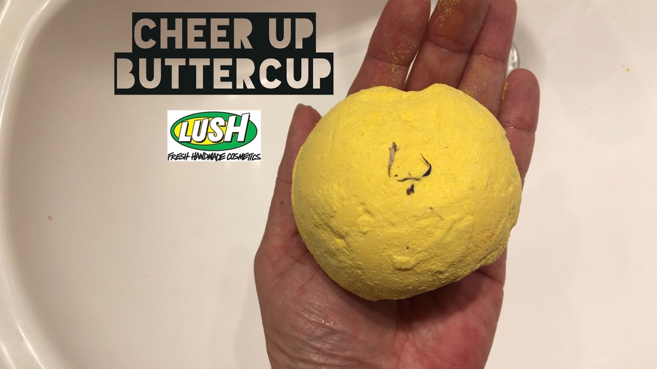 Lush 'Cheer Up Buttercup' 2017 bath bomb Demo - YouTube