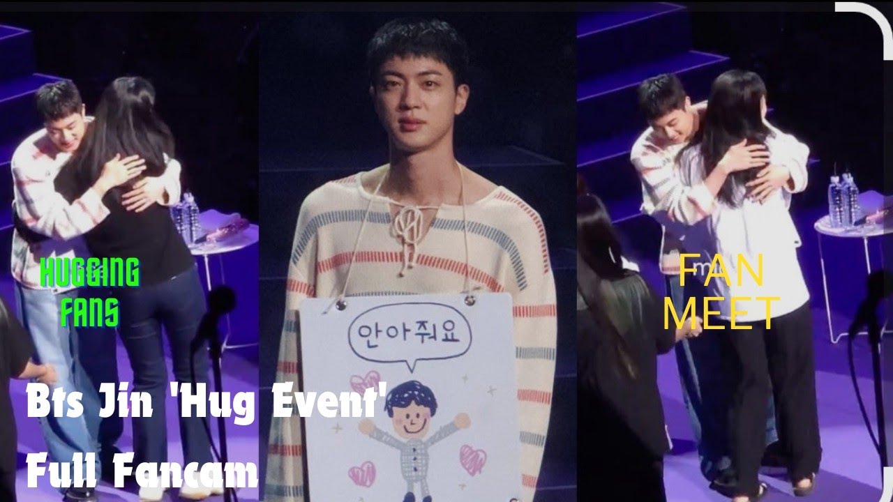 BTS Jin Hugging event with ARMY BTS Jin Fanmeeting For BTS FESTA FULL ...