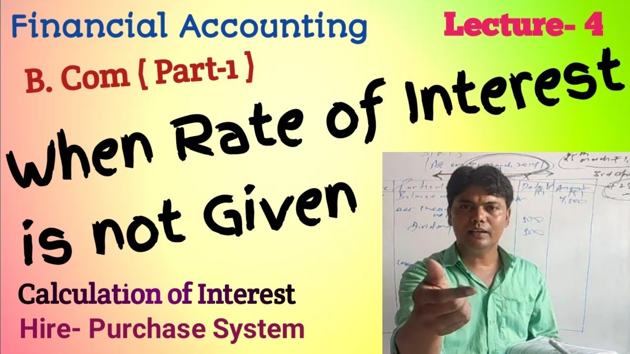 Calculation of Interest by Inverse Progressive Method ( When rate of ...