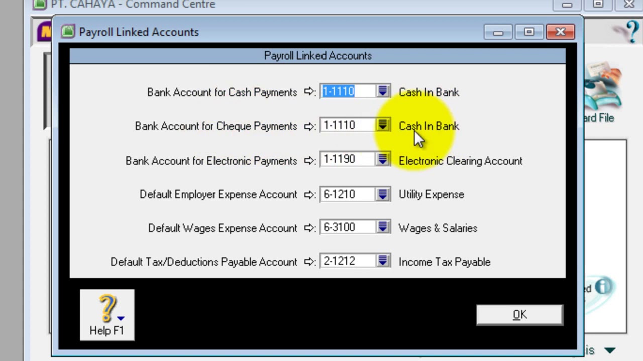 12 Setup Payroll Link Account - YouTube