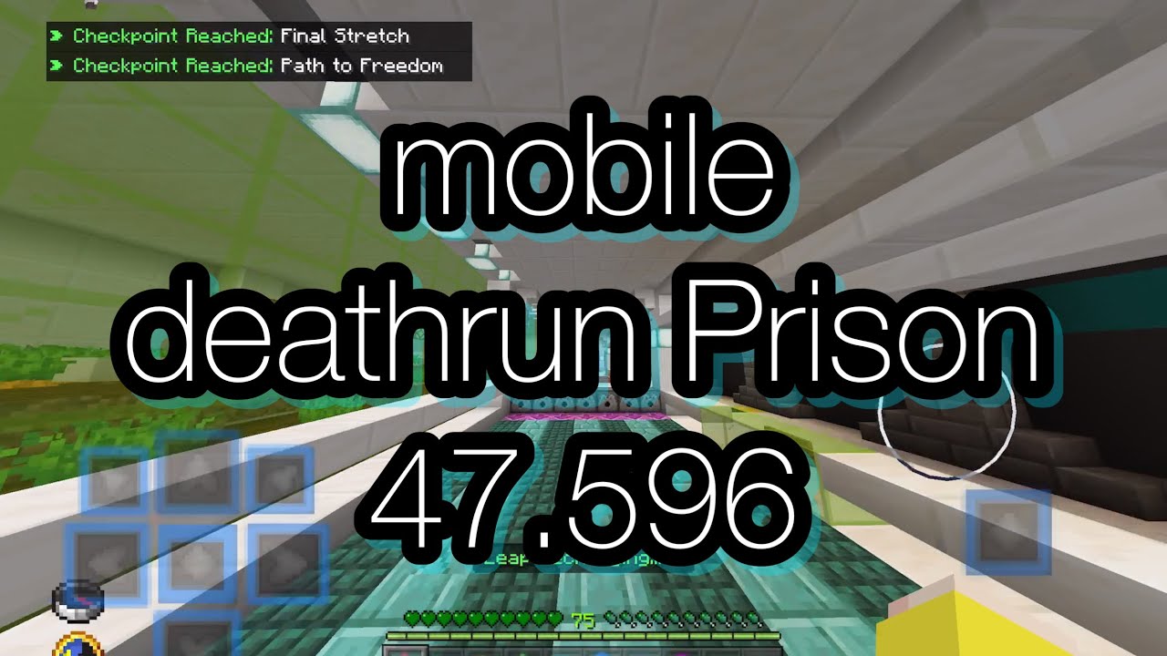 [mobile] minecraft the hive deathrun Prison 47.596 - YouTube