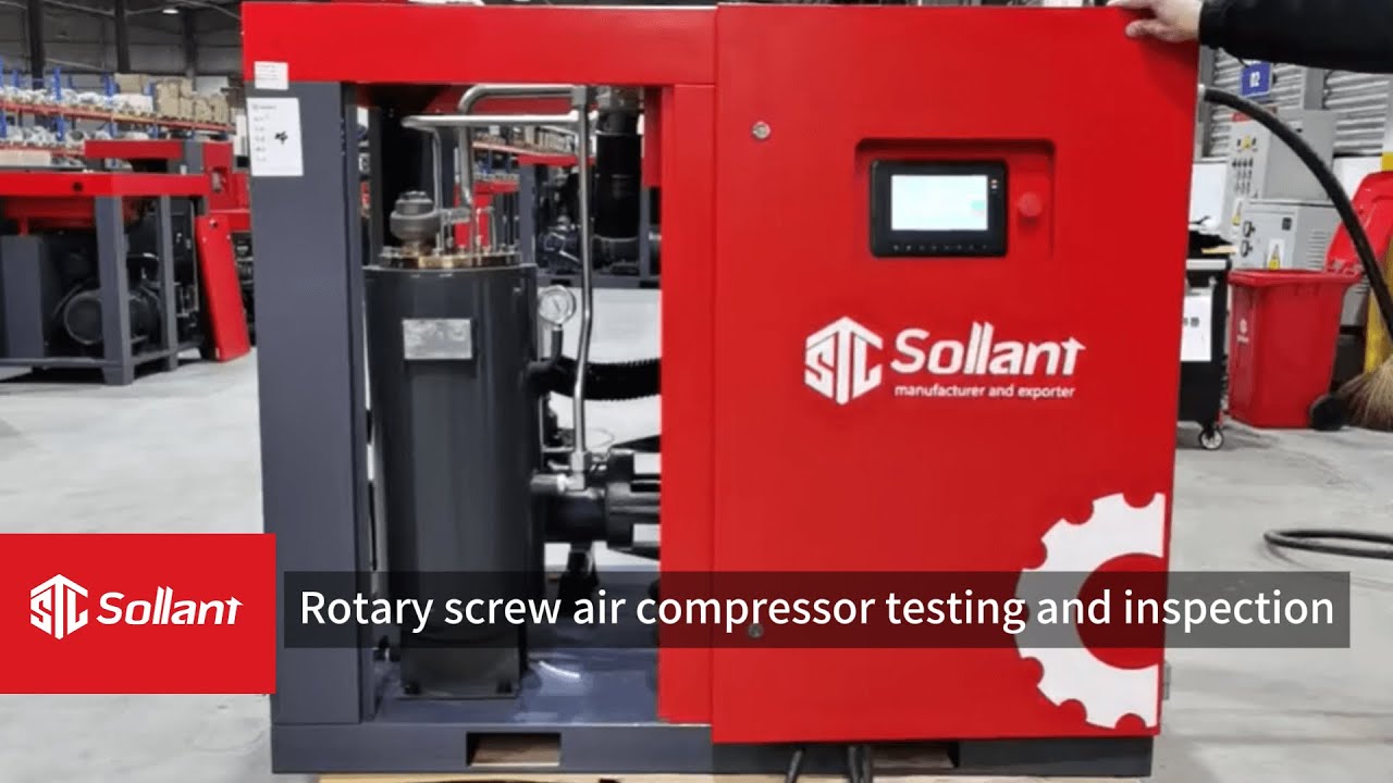 Rotary screw air compressor testing and inspection - SOLLANT ...