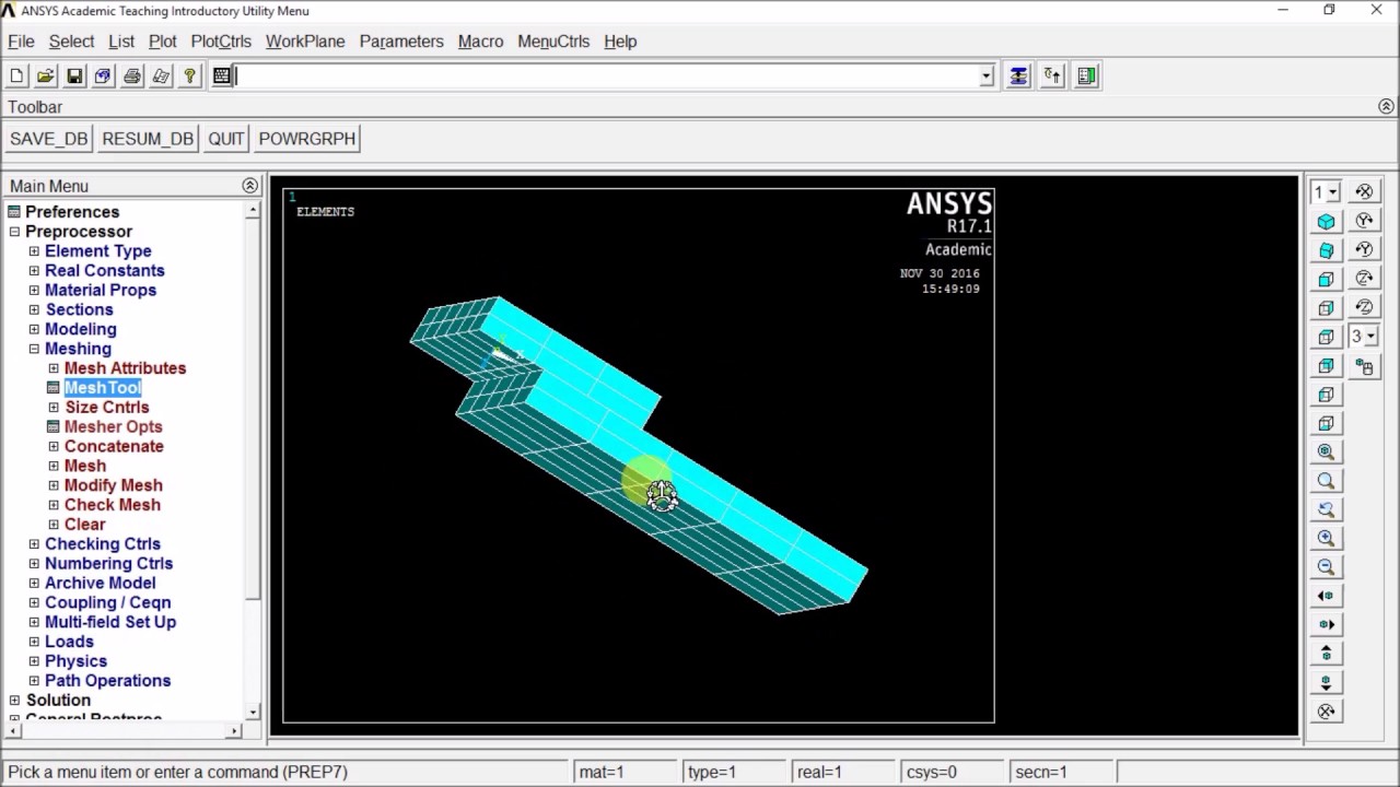 BYU ANSYS Tutorial - Contact Pairs - YouTube
