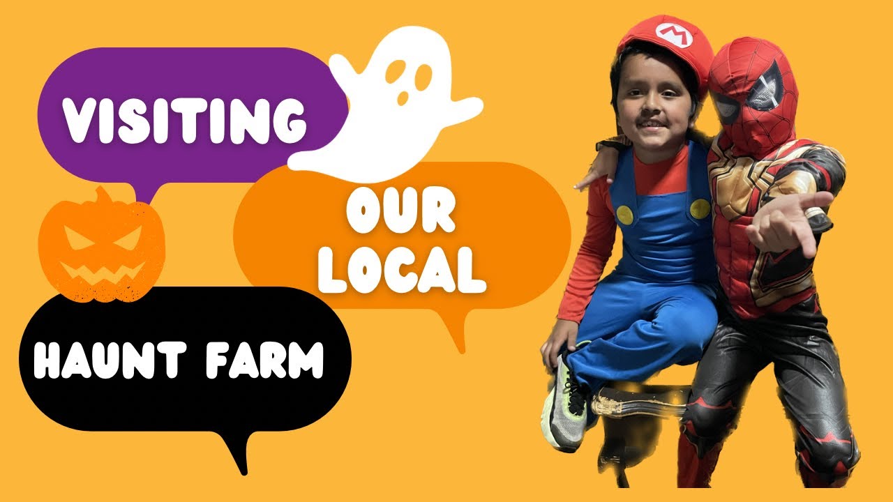 VISITING OUR LOCAL HAUNT FARM! (JENNICA GETS SCARED) 😱 - YouTube