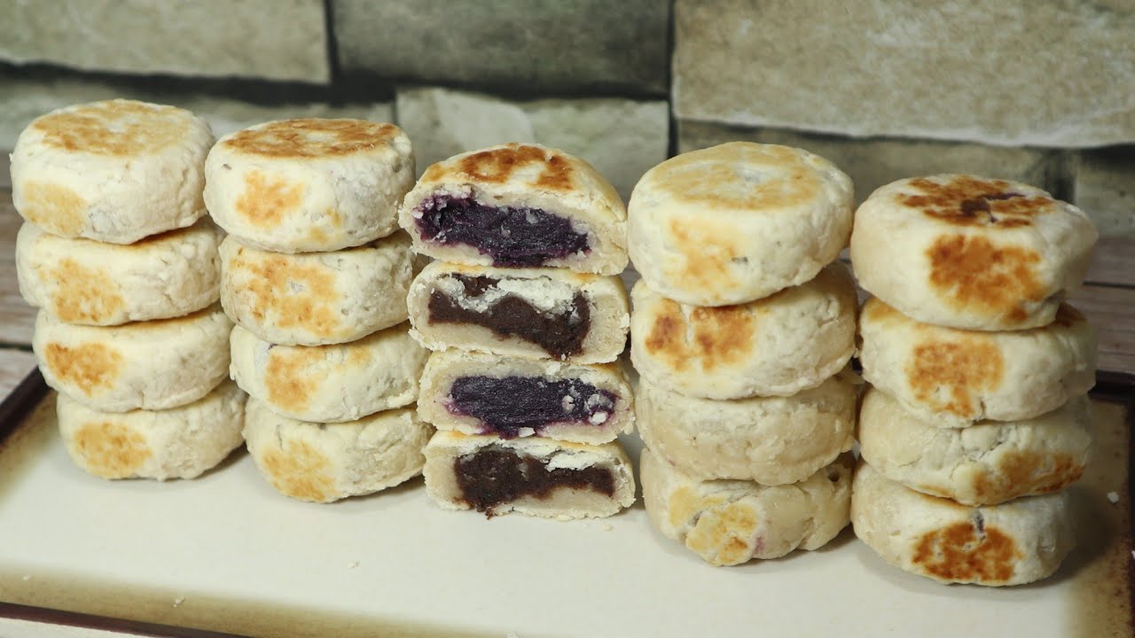 HOPIA SA KAWALI | No Oven Hopia With Ube And Monggo Fillings - YouTube