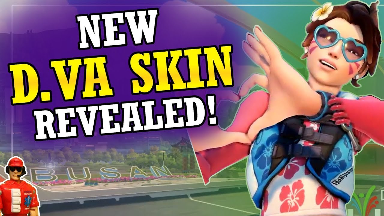NEW D.Va Legendary SKIN!!! - Waveracer D.Va Skin Revealed! (Overwatch ...