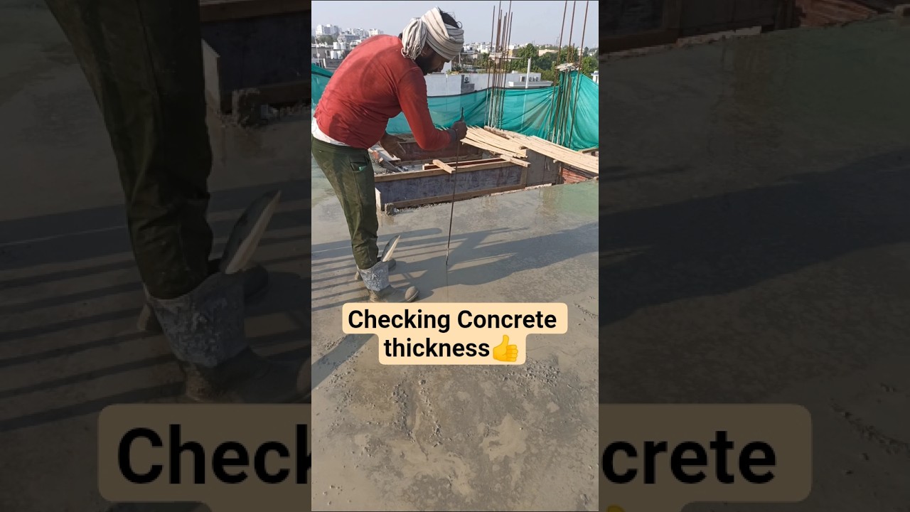 How to check Concrete thickness 👍🏘️ - YouTube