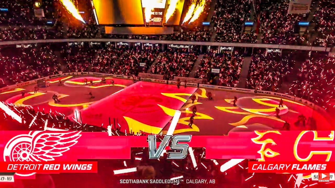 Detroit Red Wings vs Calgary Flames 2/16/2023 NHL 23 Gameplay - YouTube