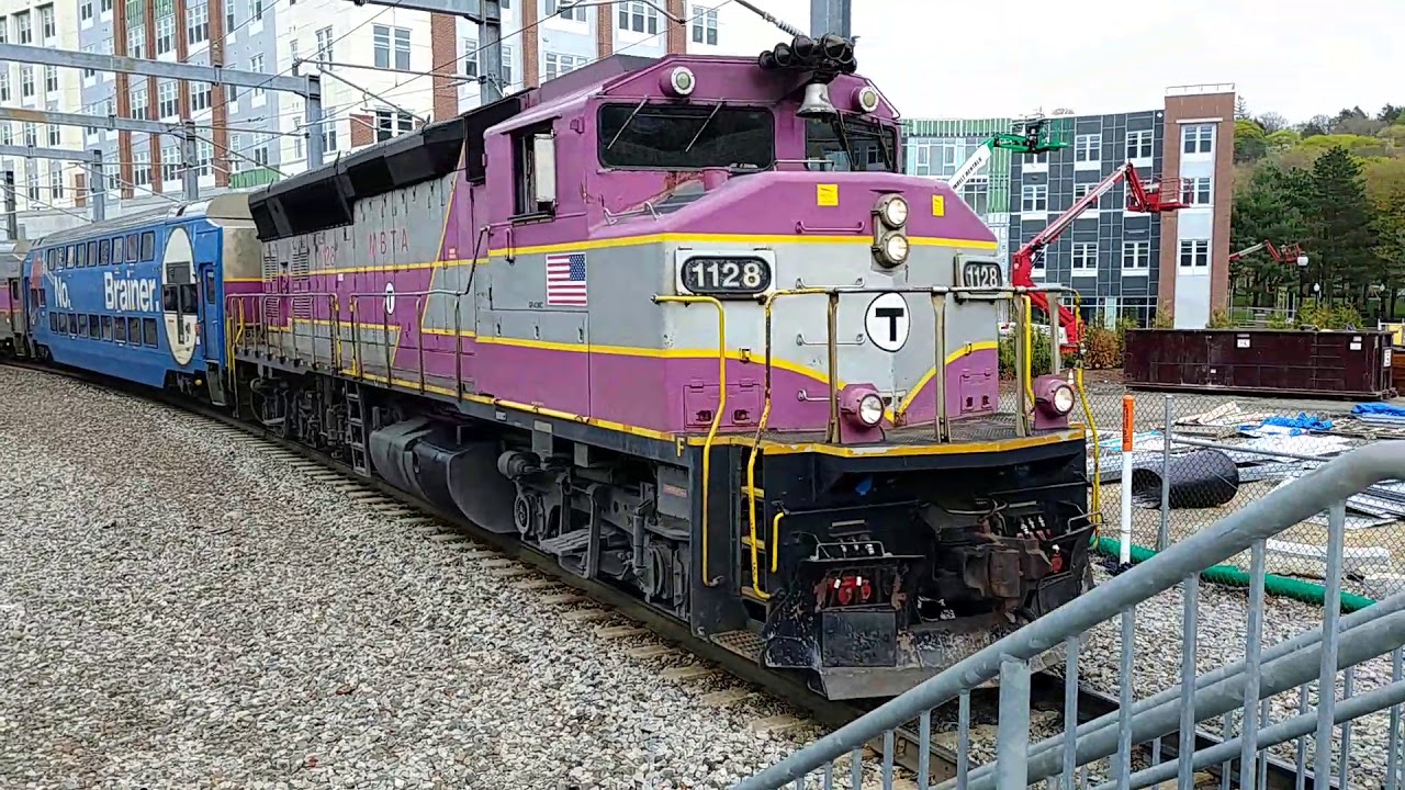 MBTA Arriving in Providence,RI. W/ MBTA No Brainer Car. - YouTube