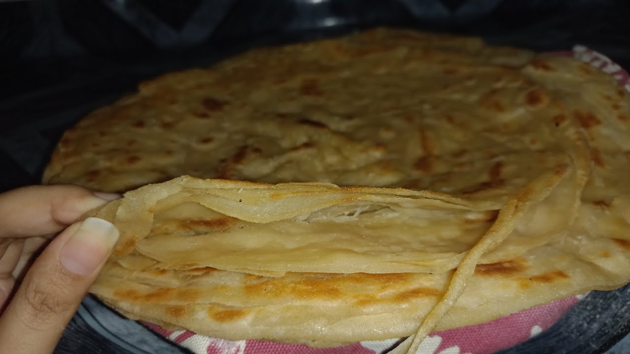 Lachaa paratha 😋 | easy lacha paratha making | market style lacha ...