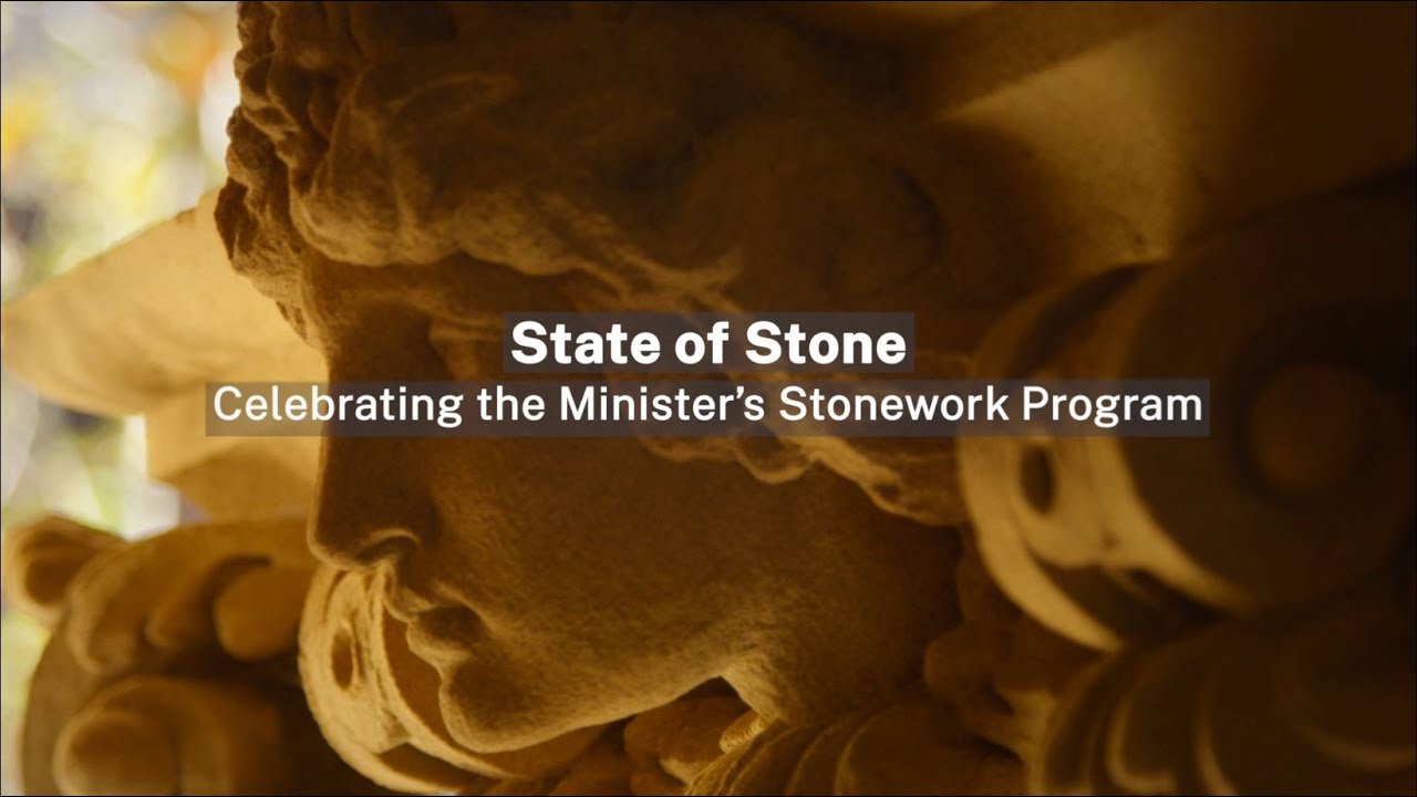State of Stone: Celebrating the Minister's Stonework Program - YouTube