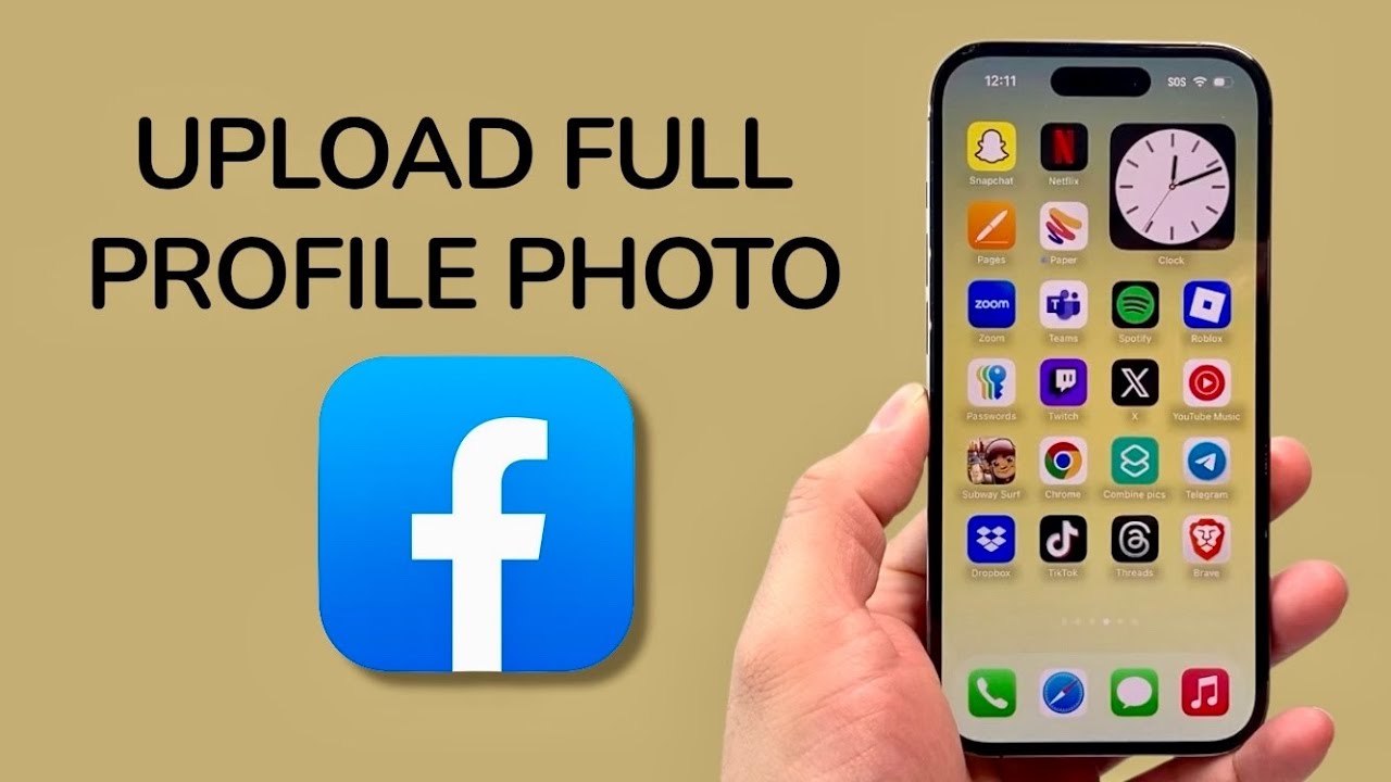 How To Upload Full Facebook Profile Picture Without Cropping - YouTube